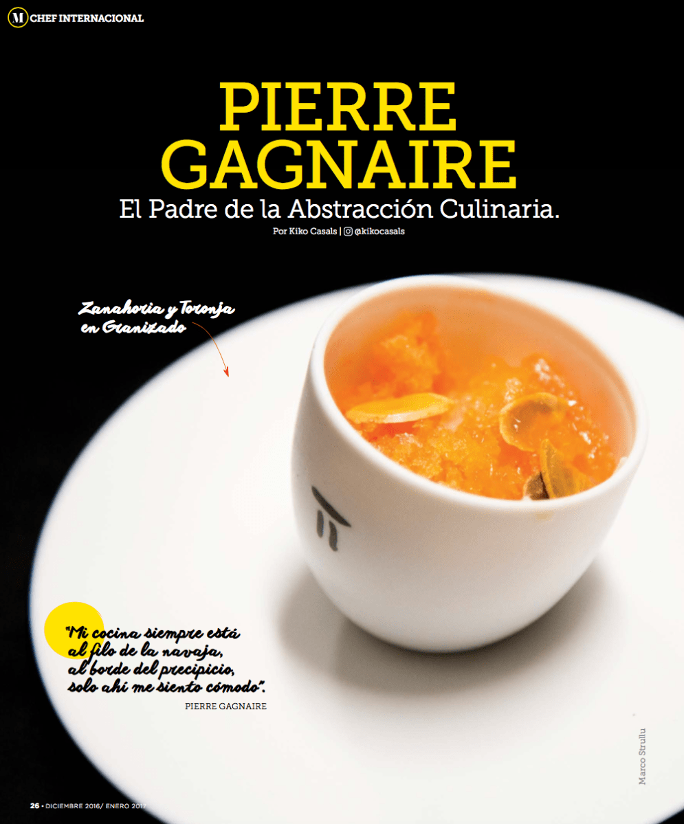 Pierre Gagnaire en Manjar | MakinGastronomy