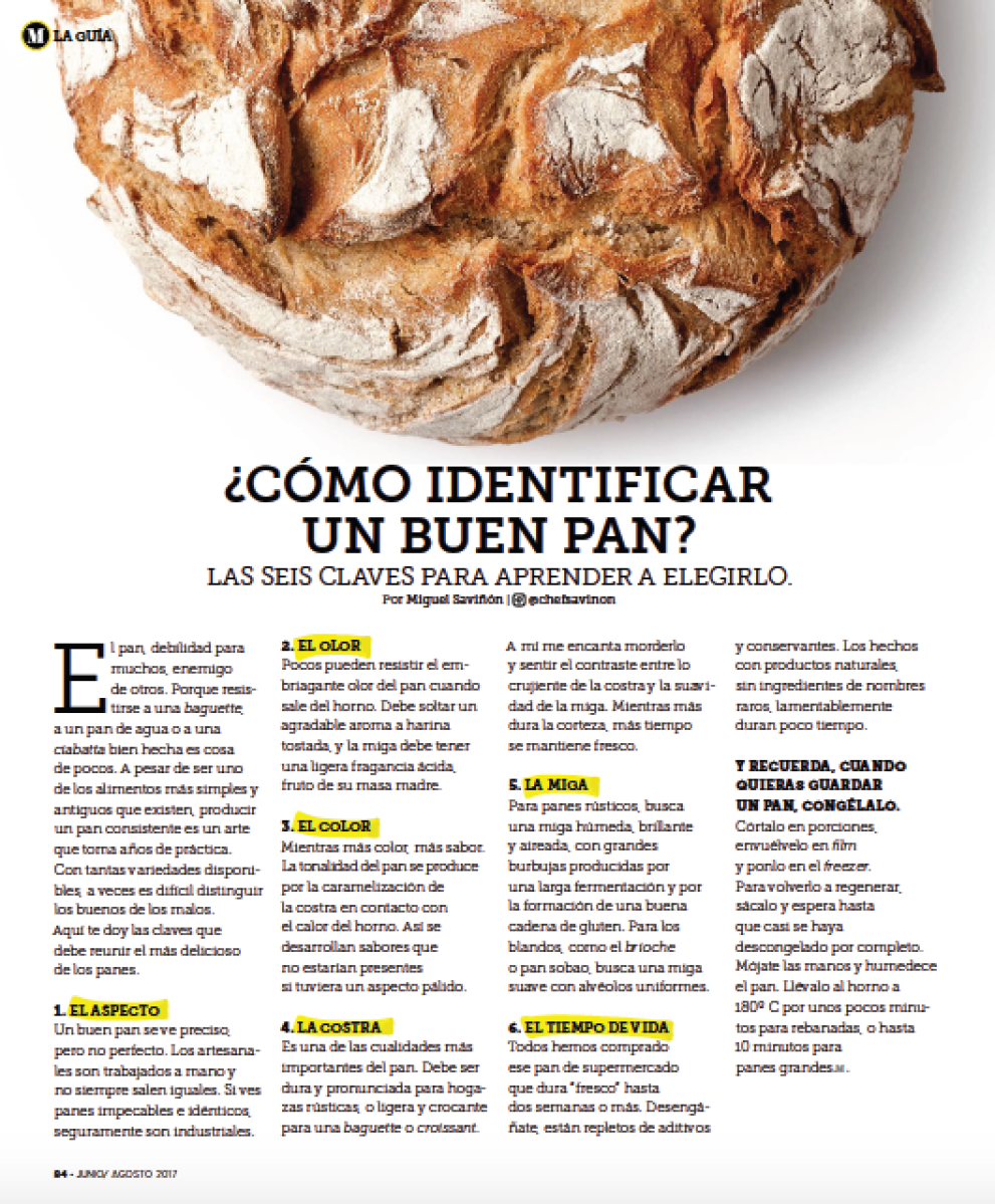 En Manjar te explicamos cómo identificar un buen Pan | MakinGastronomy